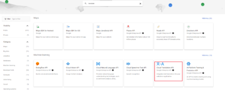 How To Generate Google Translate API Key?